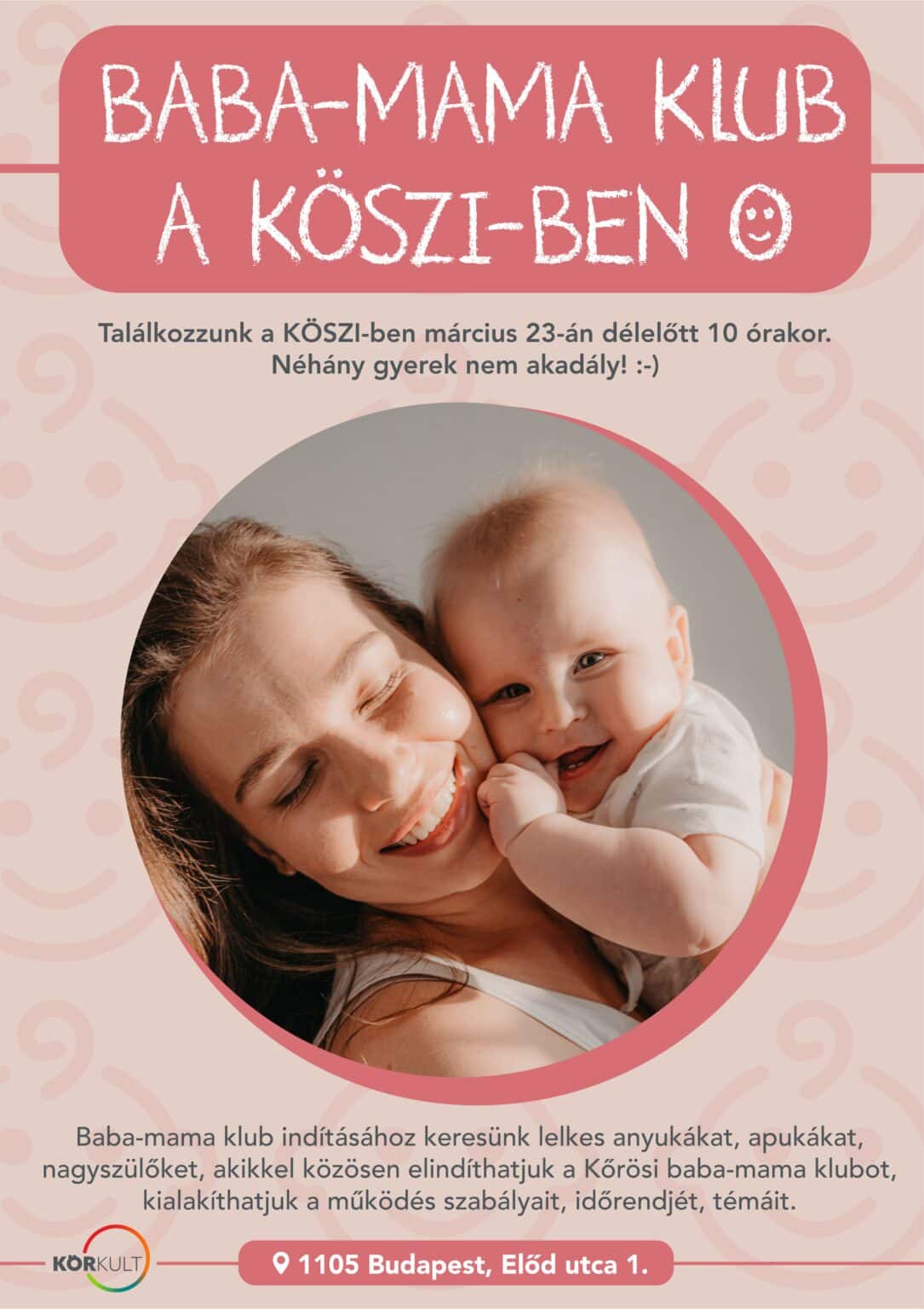 Baba-mama klub a KÖSZI-ben - Otthonunk Kőbánya
